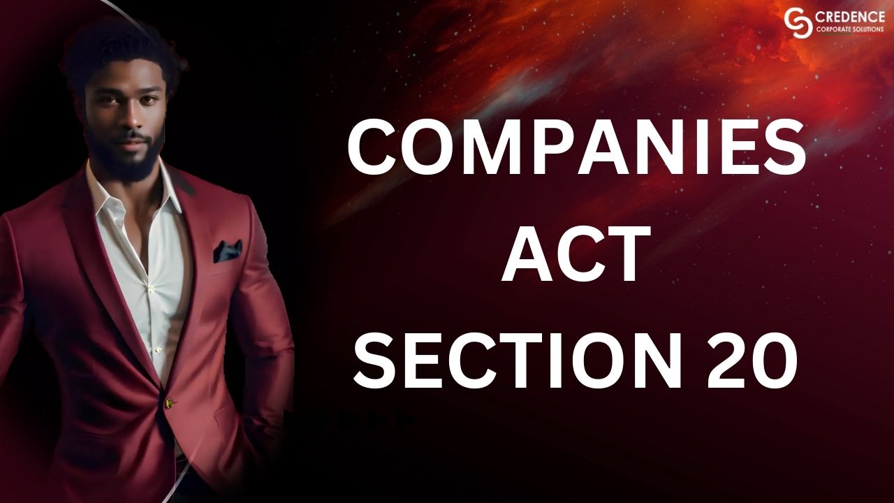 Companies Act Section 20 | Service Of Documents And Notices